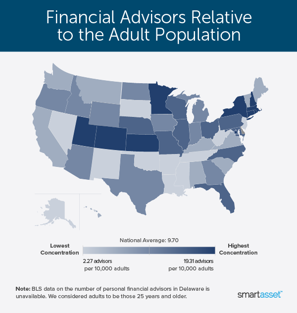 States With the Most Financial Advisors Per Capita - SmartAsset