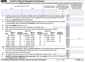 All About IRS Form 2441 - SmartAsset