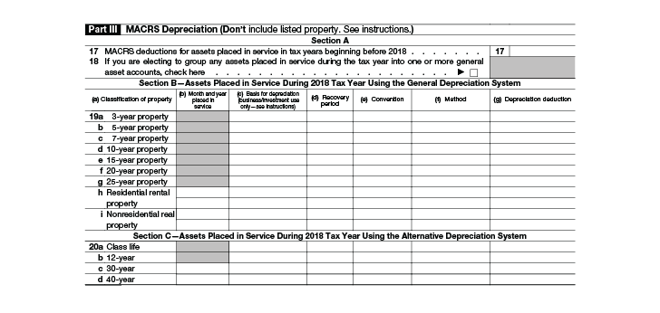 All About IRS Form 4562 - SmartAsset