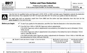 Step-by-Step Guide for Filling out Form 8917 - SmartAsset